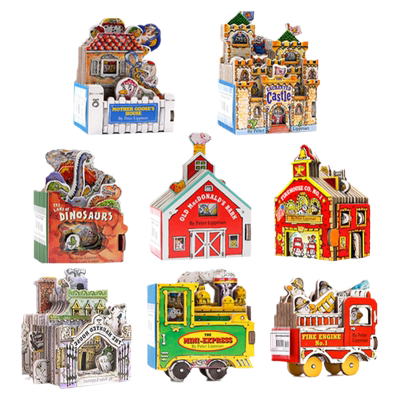 迷你屋系列造型玩具书4册