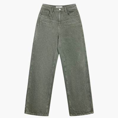 新款高级纯棉女士牛仔裤