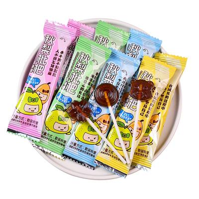 励志语录秋梨膏棒棒糖奖励学生考试加油健康小零食枇杷膏硬糖果