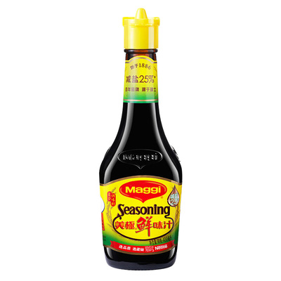 美极减盐鲜味汁寿司炒菜凉拌小瓶