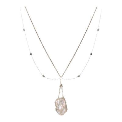 SOFTROOM花瓣珍珠项链耳线