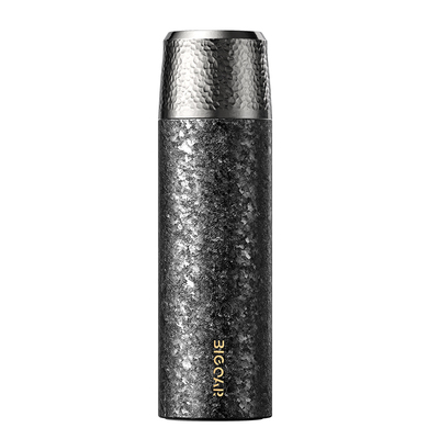 纯钛保温杯墨黑焖泡茶杯男士钛杯