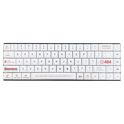 原创主题（故障404）（超级幸运）积木机械键盘PBT键帽7MM高