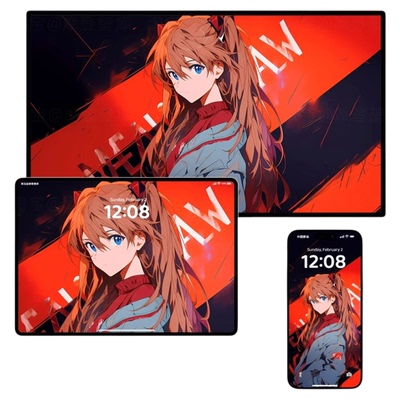 明日香4K超高清壁纸iPhone手机苹果ipad平板电脑二次元动漫壁纸图