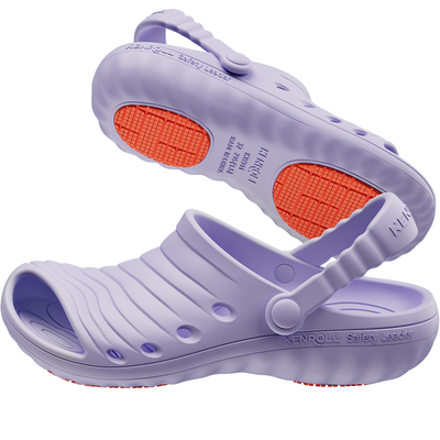 科柔防滑休闲户外厚底透气洞洞鞋