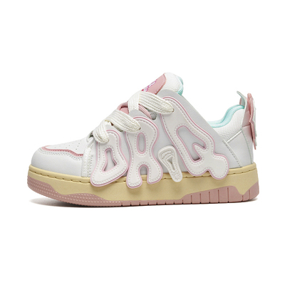 T628原创防滑板鞋面包鞋厚底增高