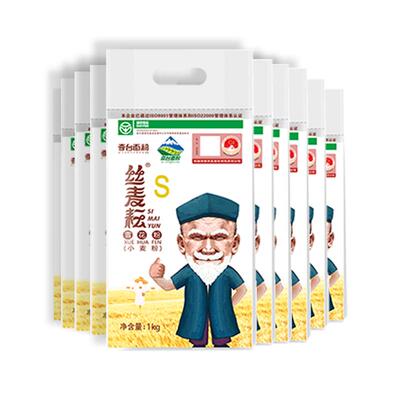 丝麦耘新疆面粉1kg×10袋雪花粉