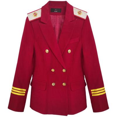 演出高铁乘务员职业装男女同款