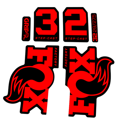 2025新款FOX32山地车前叉贴纸3M