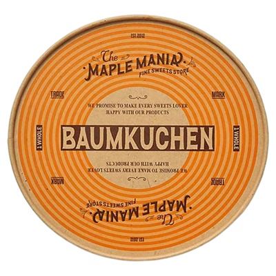 日本进口枫糖黄油年轮蛋糕礼品盒