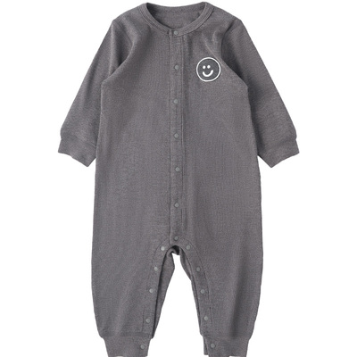 宝宝衣服春秋外出弹力爬爬服新款