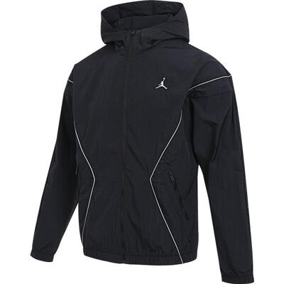 滔搏NIKE耐克男子刺绣logo宽松梭织连帽夹克IB7256-010