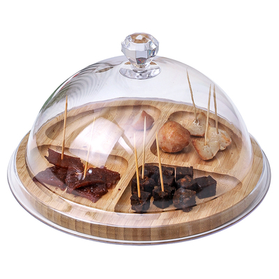 试吃盘带盖多格水果品尝蛋糕罩