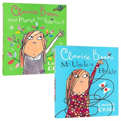 Clarice Bean My Uncle is a Hunkle What Planet Are You From 小豆芽成长系列绘本 你来自哪个星球 畅销书 英文原版进口儿童图书
