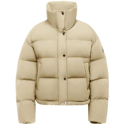 波司登2025新款冬季羽绒服女士短款宽松立领亲肤抗皱舒适生活2.0