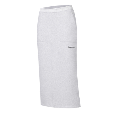Loungeful 女士高腰中长半身裙*拉绒丨lululemon丨LW8AR8S