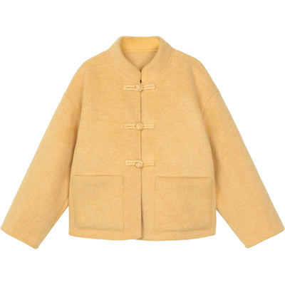 NORNOR女童新中式毛呢外套