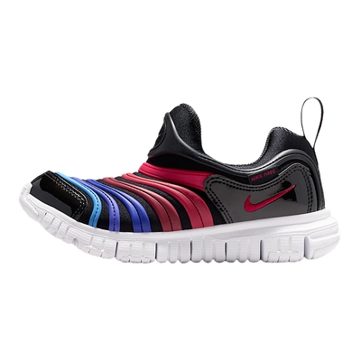 Nike耐克男女小童鞋DYNAMO FREE毛毛虫轻便柔软运动鞋343738-031