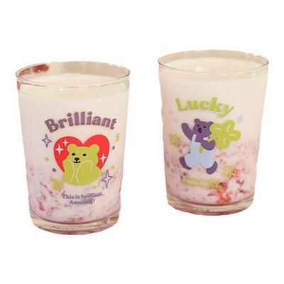 韩国进口卡通礼盒装玻璃水杯酒杯