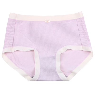 3条装彩田莫兰迪色条纹女短裤16637舒适轻薄透气莫代尔内裤16638