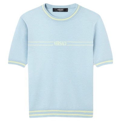 【12期免息】VERSACE/范思哲 女士羊毛针织T恤