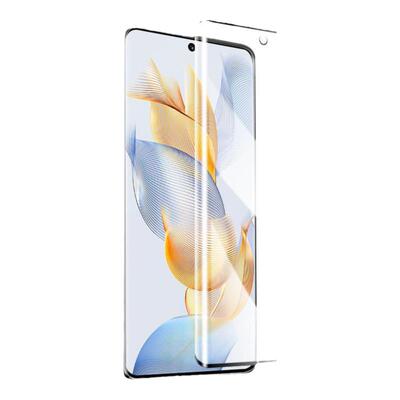 适用荣耀90钢化膜曲面覆盖