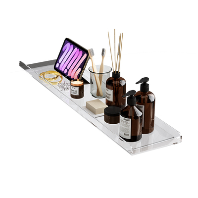 亚克力浴缸置物架透明收纳托盘