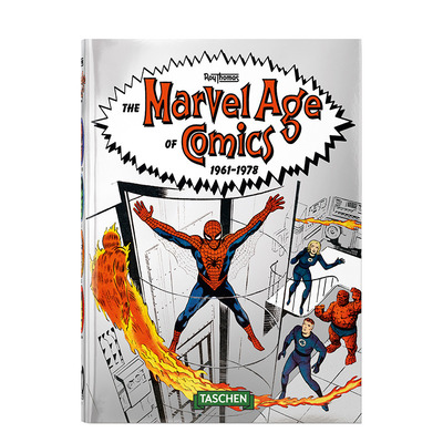 【现货】【Taschen40周年纪念版】漫威时代1961-1978 The Marvel Age Of Comics 英文原版漫画历史