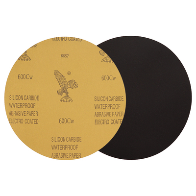 鹰牌金相砂纸圆形背胶抛光打磨