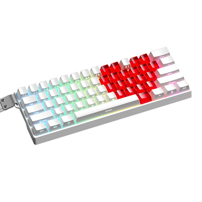 狼蛛WiN60爱心透明系列磁轴键盘