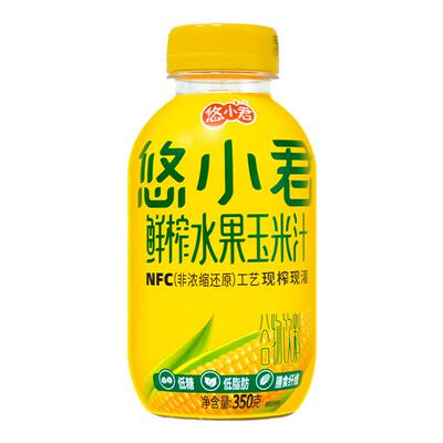 悠小君鲜榨玉米汁350g低糖低脂肪