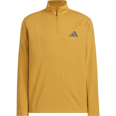 阿迪达斯休闲半拉链运动长袖T恤