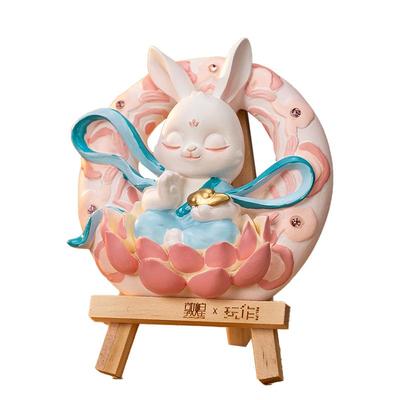 踏香留影敦煌浮雕石膏香氛冰箱贴