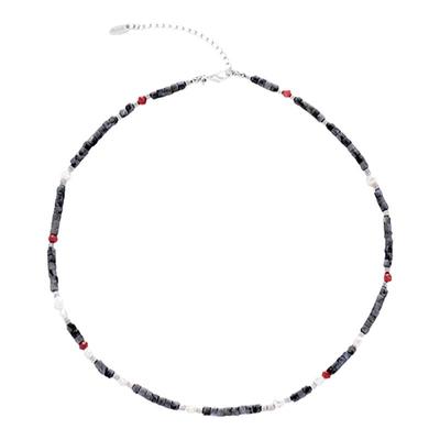 perry科莫湖边项链串珠细锁骨链