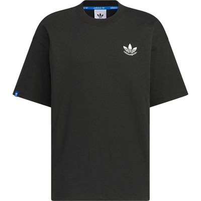 Adidas/阿迪达斯正品三叶草男士针织休闲宽松透气短袖JN1669