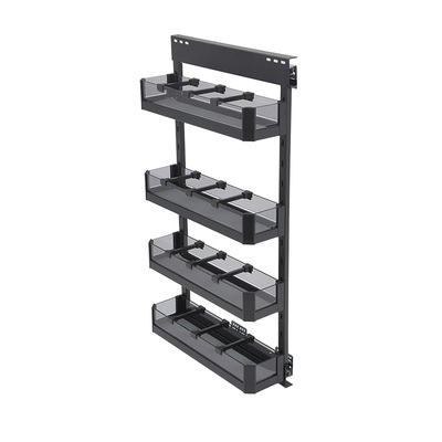 抽屉式三层半墙拉篮浴室柜拉篮