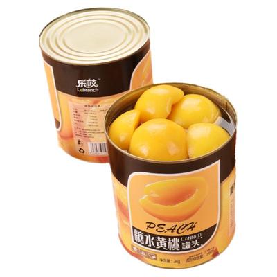黄桃罐头3公斤大桶商用批发