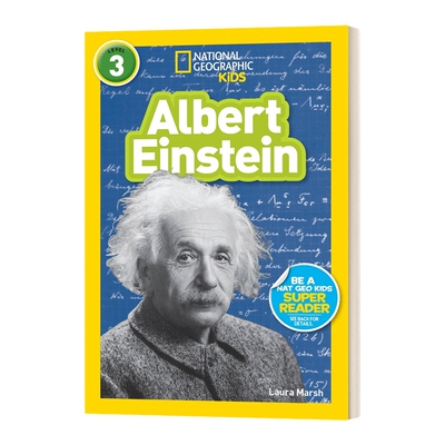 英文原版 National Geographic Kids Readers L3 Albert Einstein 国家地理分级读物第3级 爱因斯坦 英文版 进口英语原版书籍