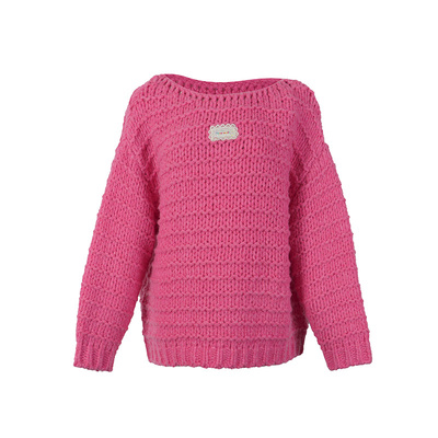 CLOUDSEASON白桃蔷薇毛衣秋冬女毛衣女秋冬高级感毛衣上衣女毛衣