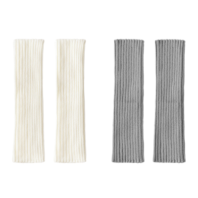 有内针织袜套秋冬加厚保暖白色袜子女JK雪地靴长筒小腿堆堆腿套新