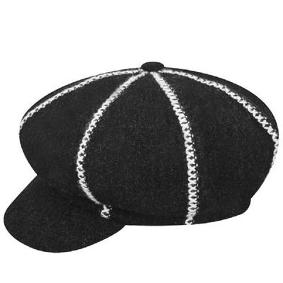 袋鼠锁链羊毛报童帽八角帽贝雷帽
