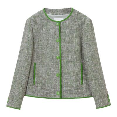 OVV进口撞色织带夹克外套