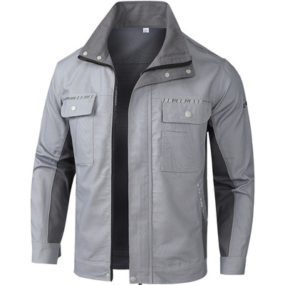 帆布工作服耐磨套装男车间工人穿