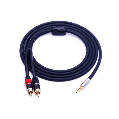 3.5MM三环四节转双莲花2RCA