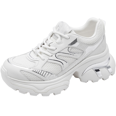 莱尔斯丹透气网面新款老爹鞋