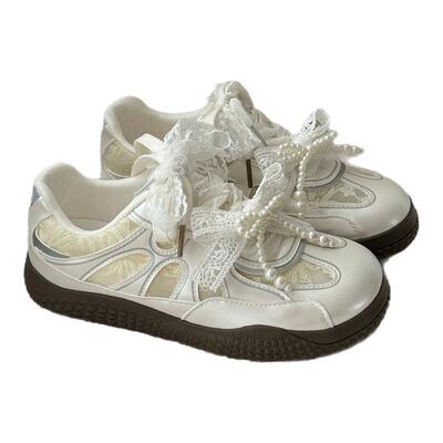 德训鞋女2026新款透气休闲运动鞋