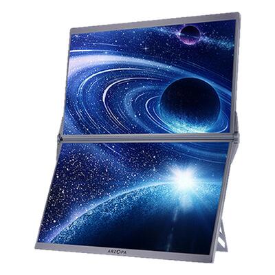 ARZOPA阿卓帕双屏显示器折叠便携电脑笔记本扩展副屏14英寸炒股