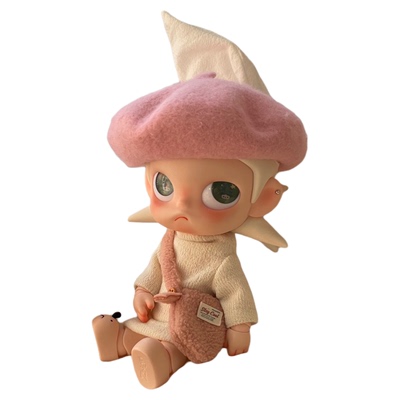 zsiga嘎子姐娃衣8分粉色多巴胺冬日高领毛衣套装姜饼人娃衣molly