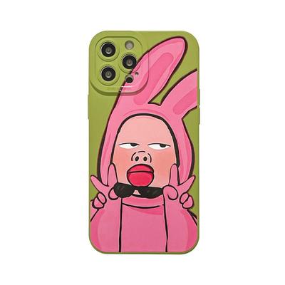 benefit搞怪比耶女孩带挂绳适用于17iphone16promax苹果15PRO手机壳13新款14套12创意11软壳xsmax硅胶xr防摔8