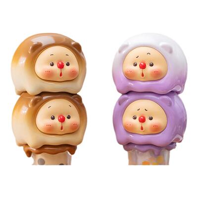 正版OYO熊崽仔冰淇淋叠叠乐系列盲盒潮玩mini公仔礼物手办女摆件
